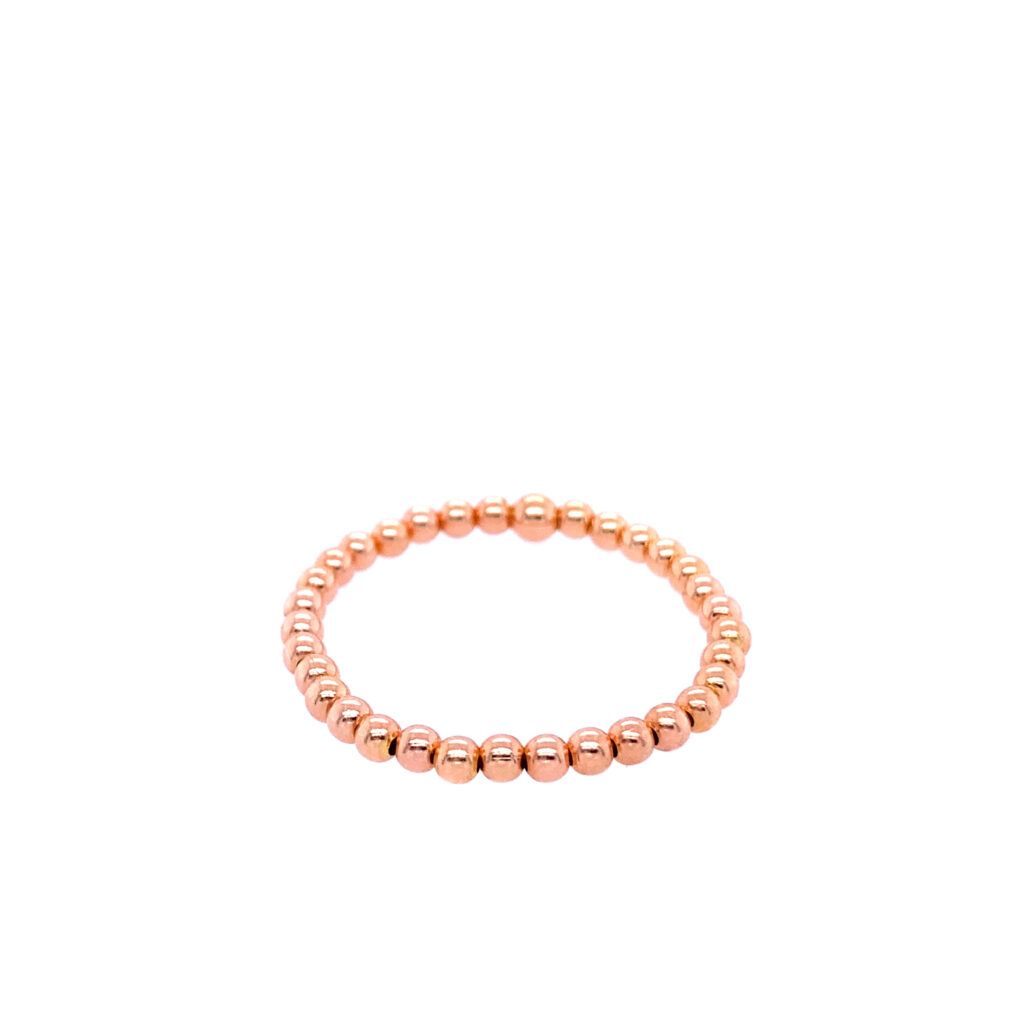 Kugelflexring 2mm rosé-vergoldet • Hochwertiger Schmuck ...